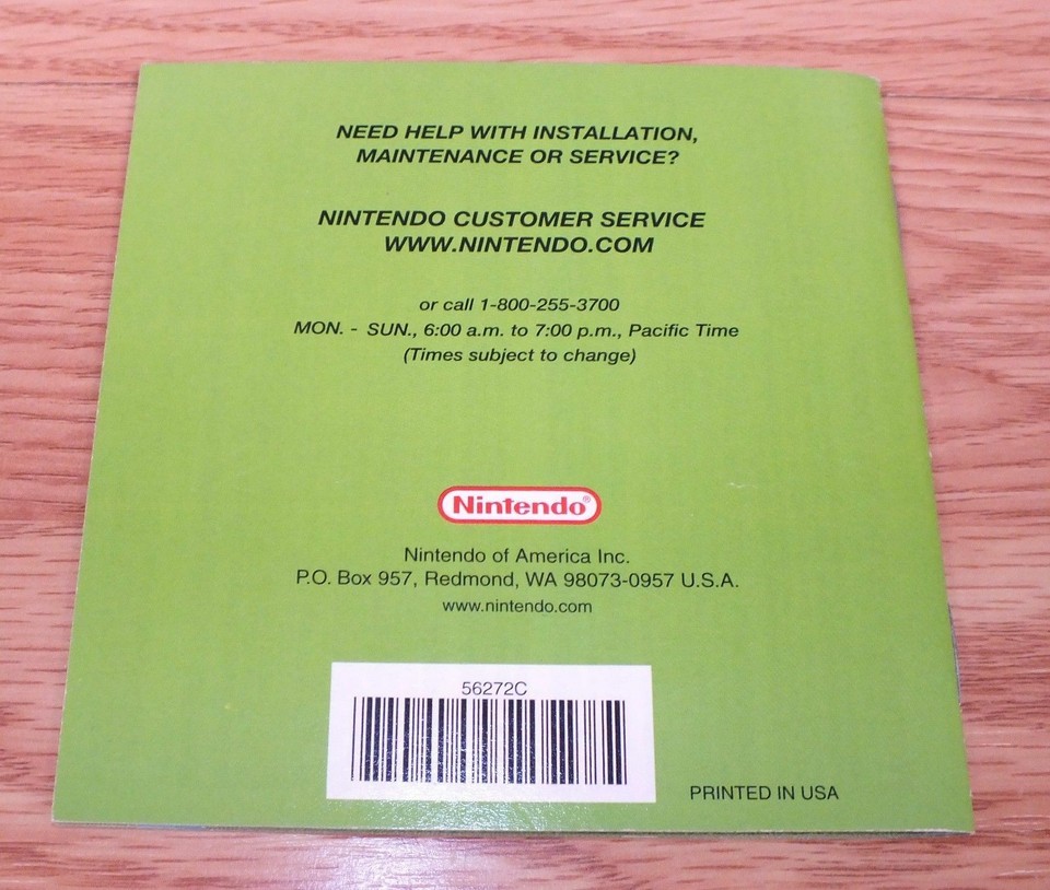 Super Mario 64 Nintendo DS Instruction Booklet / Manual ONLY **READ ...
