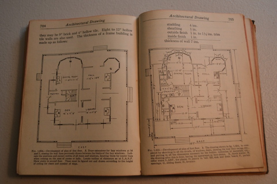 Audels Carpenters & Builders Guide 2 Builders Mathematics Drawings ...
