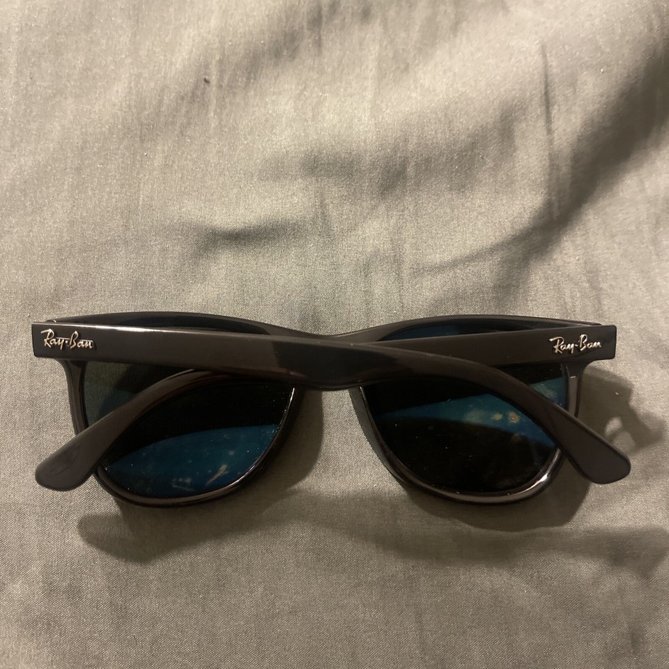 Ray Ban P Unisex BLACK GLOSS Sunglasses RB 4184 601/9A 54-17-145 3P | eBay