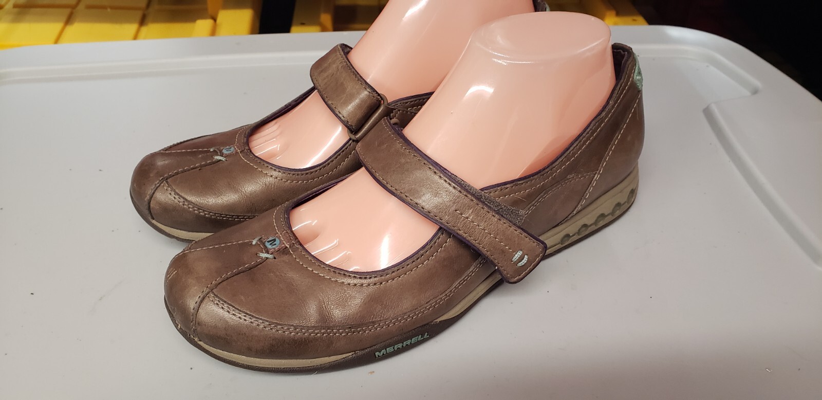 Merrell Womens Allure Leather Mary Jane Shoes Dusty O… - Gem