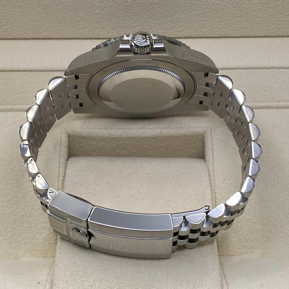 Rolex GMT-Master II Jubilee Steel Black Gray Bezel Automatic Watch ...