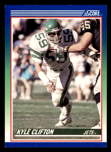 1990 Score Kyle Clifton #64 New York Jets | eBay