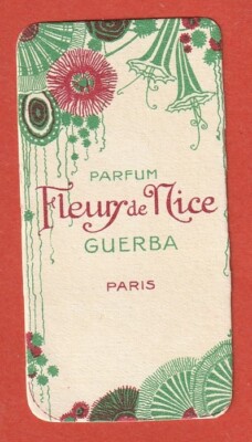 CARTE PARFUMEE - GUERBA - PARFUM FLEURS DE NICE | eBay