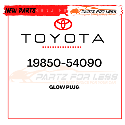 19850-54090 TOYOTA GENUINE GLOW PLUG 1985054090 OEM | eBay