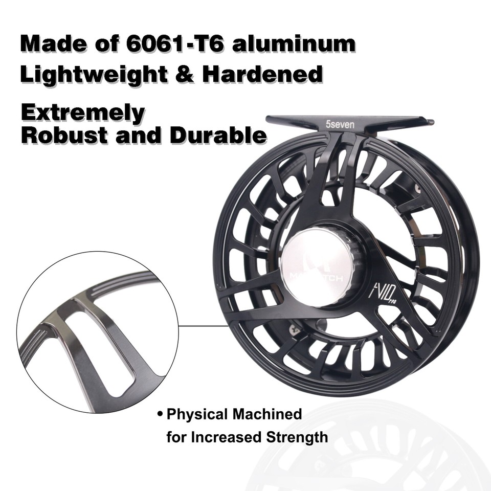 Maxcatch Avid Pro 3/5 5/7 7/9 9/11wt Light Weight Fly Fishing Reel ...