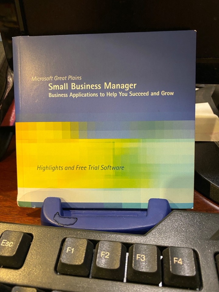 NEW AUTHENTIC Microsoft Small Business Manager 6.0. Financials, Payroll ...