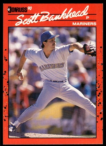 1990 Donruss Baseball Card Scott Bankhead Seattle Mariners #261 | eBay