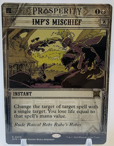 🧙Imp’s Mischief R 0015 OTP: Breaking News OTJ: Outlaws Of Thunder ...