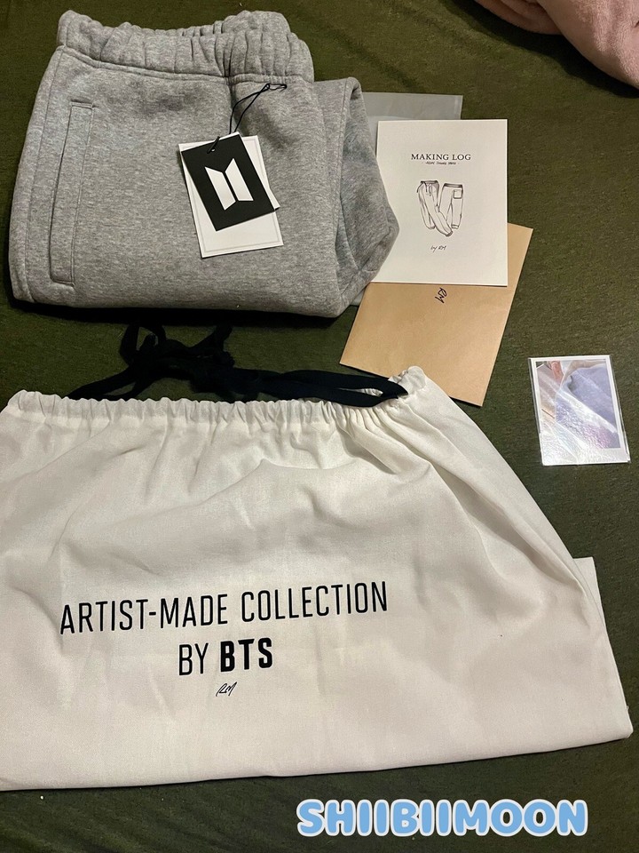 BTS RM (Namjoon) Army GREY XL Jogger Pants ARTIST MADE COLLECTION ...