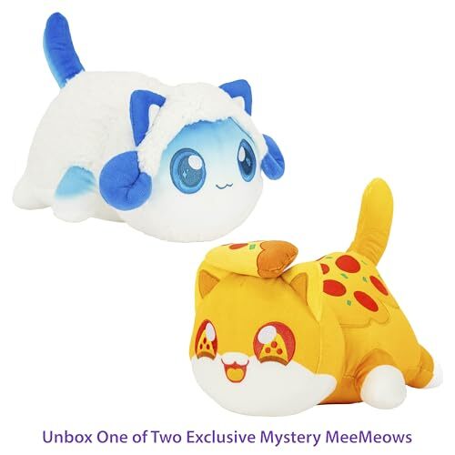 6” MeeMeow Plush 3-Pack, Friends Surprise Box That Includes 2 Friends ...