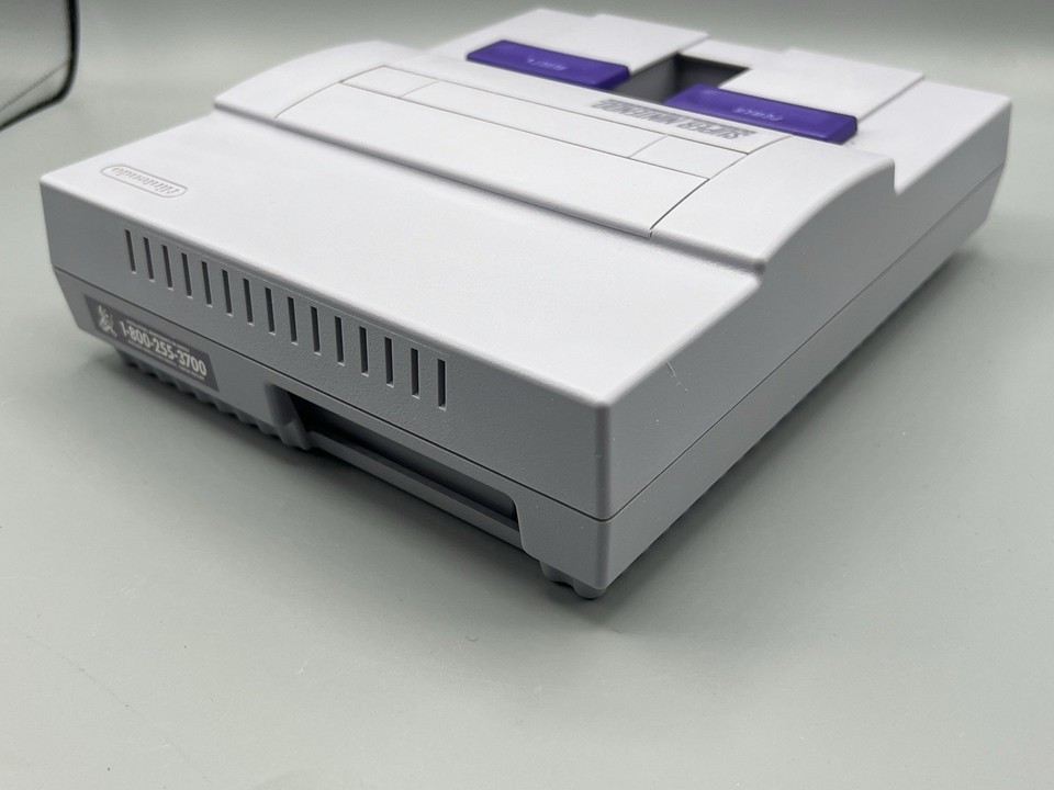 SNES Authentic Super Nintendo Replacement TOP/BOTTOM SHELL! Clean OEM ...