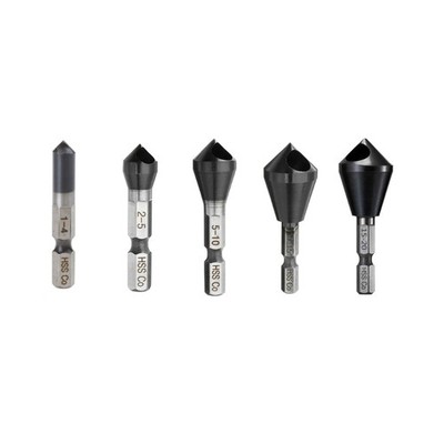 Alloy-Steel M35 Cobalt HRC89 TiAlN Countersink Deburring Chamfer Drill ...