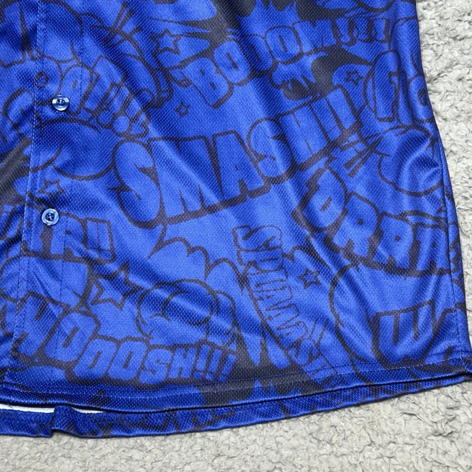 Texas Rangers 2024 My Hero Academia Theme Night Jersey Size Large | eBay