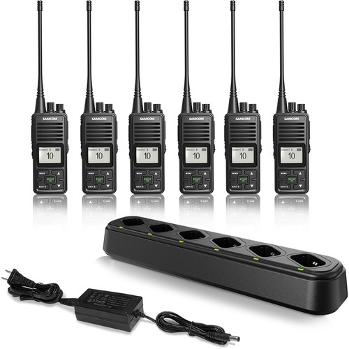 FPCN10A Walkie Talkies Rechargeable 3000mAh Hands Free 2 Way Radios Two ...