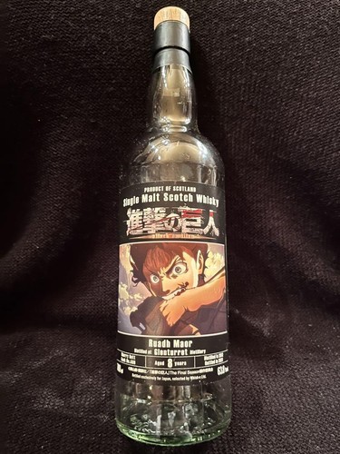 Empty Bottle Whiskey Attack On Titan Label Set Of 2, | eBay