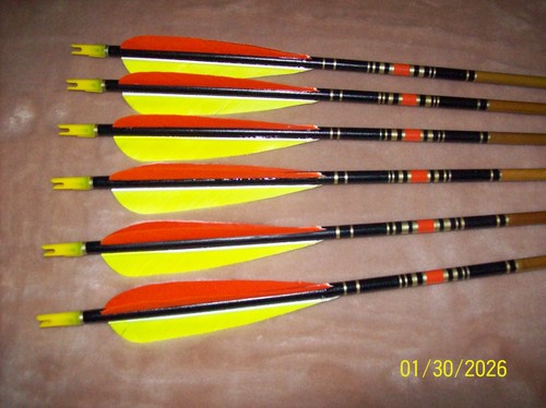 Vintage Micro-flite target type arrows (fiberglass size 5) | eBay