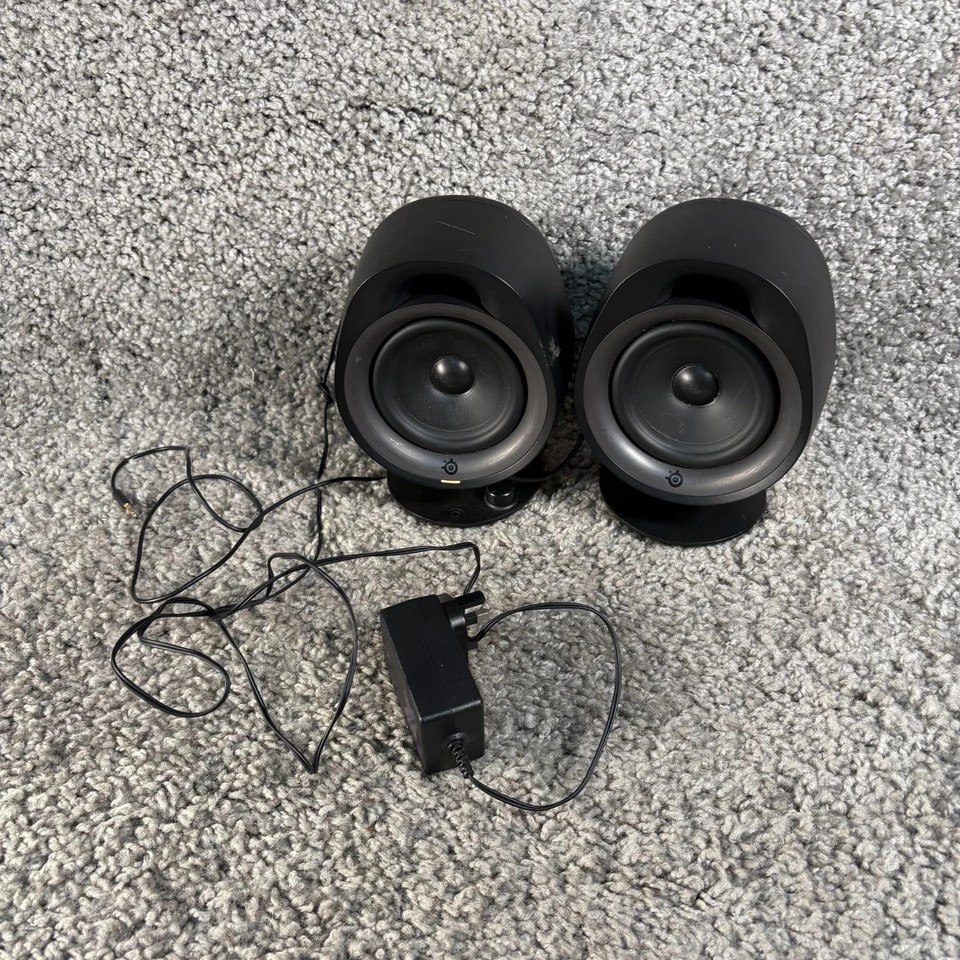 Steelseries Arena 3 Full Range 2.0 Gaming Speakers Wired Bluetooth ...