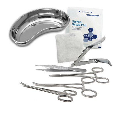 New Skin Staple Removal Kit Emergency First Aid Survival Scissors ...