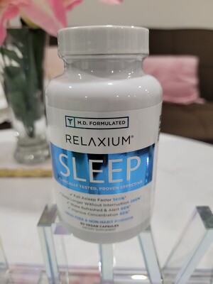 RELAXIUM SLEEP natural sleep support clinically proven 60 capsules FREE ...