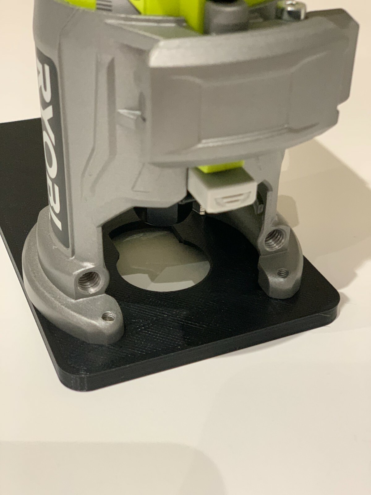 Router Sub BASE PLATE for Ryobi R18TR-0 ONE+ Cordless Trim Router | eBay UK