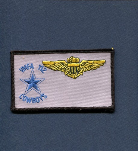 VMFA-112 COWBOYS F-4 F-18 USMC Marine Corps Squadron Naval Aviator Name ...