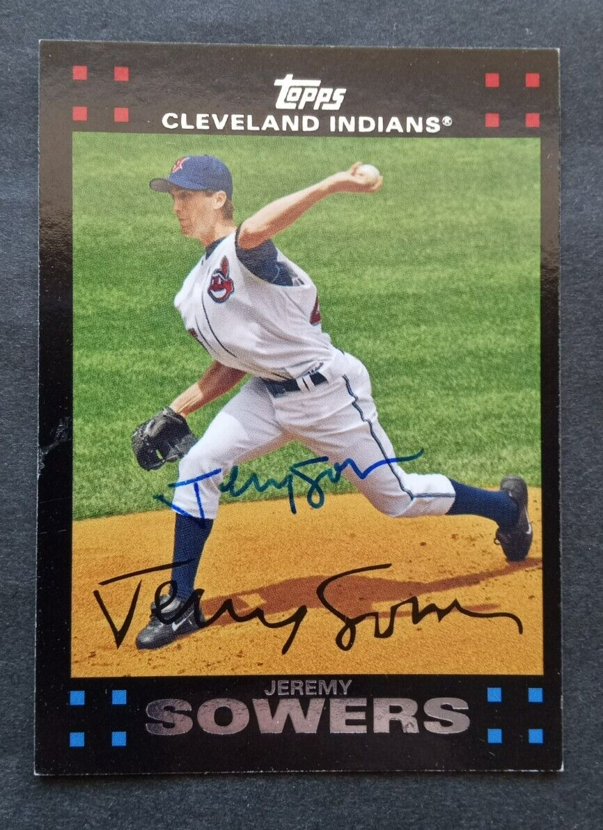 2007 Topps SIGNED: Jeremy Sowers, INDIANS #46 | eBay