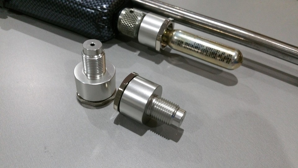 88g to 12g CO2 capsule LONG CONVERTER ADAPTER fits Sig Sauer MCX MPX ...