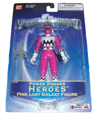 Power Rangers Lost Galaxy Pink Ranger Heroes Series 10 New Factory ...