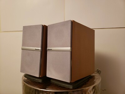 Panasonic SB-PM18 Wood Grain Bi-Wired 2-Way Bookshelf Speakers Tested ...