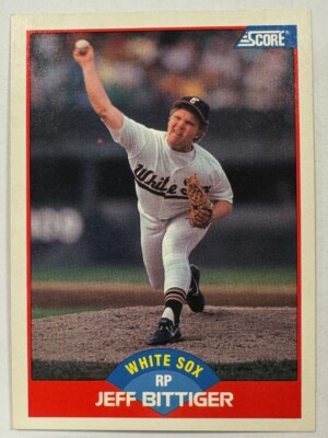 1989 Score #512 - Jeff Bittiger - Chicago White Sox | eBay