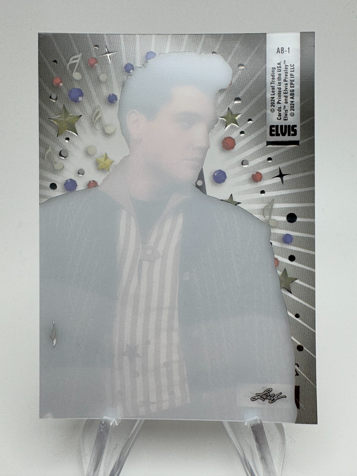 2024 Leaf Elvis Icons Collection ELVIS PRESLEY Acetate Black /2 #AB1 | eBay