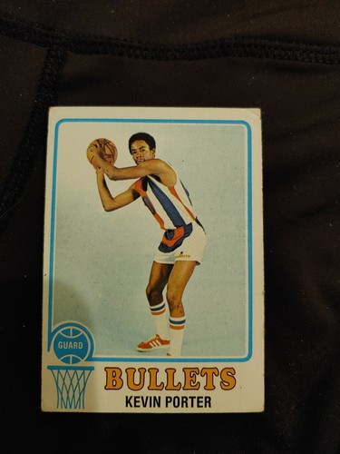 1973 Topps Kevin Porter rookie basketball card Baltimore Bullets #53 VG ...