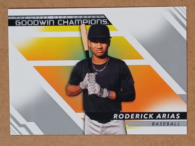 2022 UD Goodwin Champions Base Horizontal #94 Roderick Arias - Baseball ...