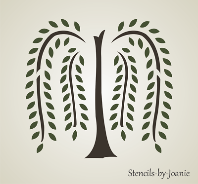 Primitive Willow Tree Clip Art