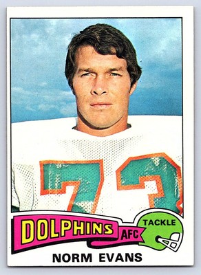 1975 Topps #234 Norm Evans Excellent | eBay