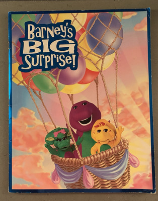 VINTAGE BARNEY'S BIG SURPRISE 1996 PROGRAM/STAGE BOOKLET - 11" x 14" | eBay