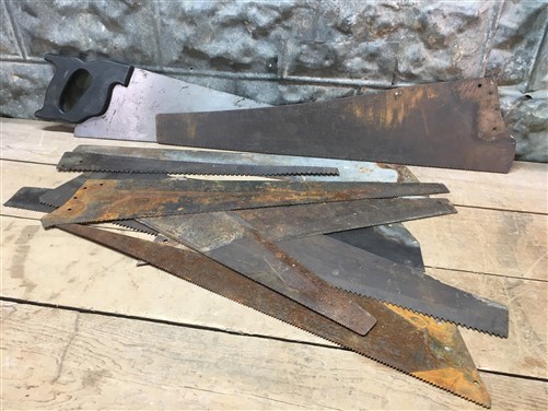 10 Hand Saw Blades for Folk Art Painting One Man Cross Cut Rustic ...