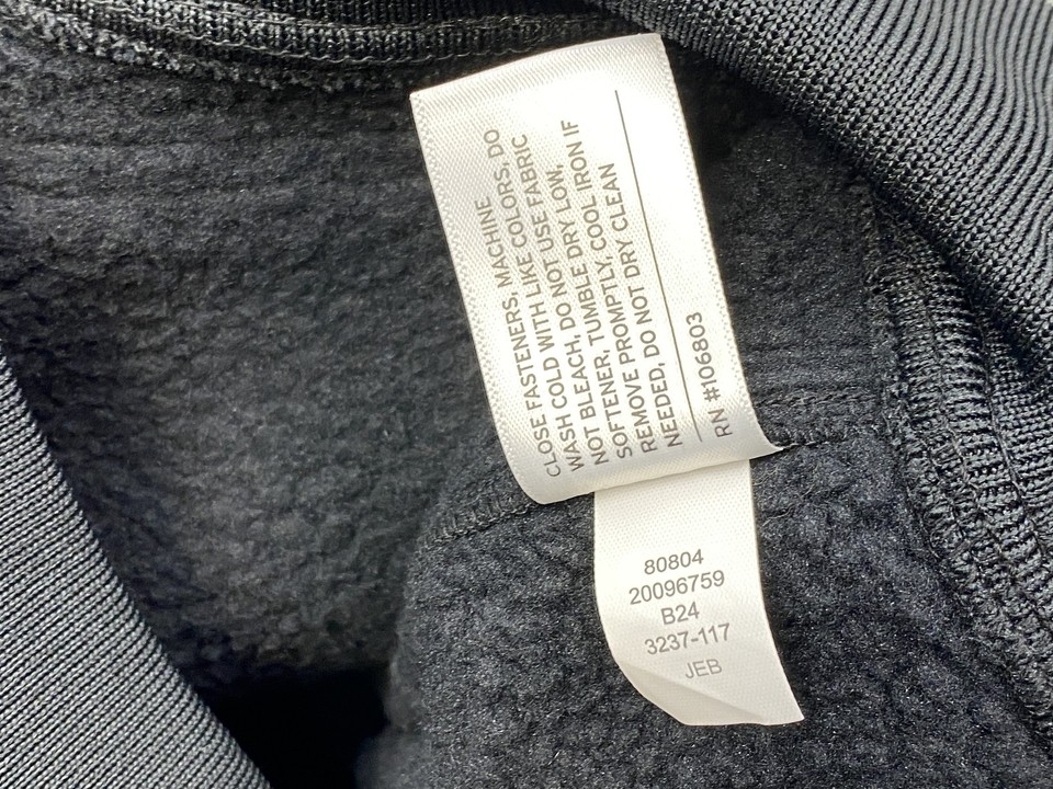 Duluth Mens Jacket Black Size L Prudhoe Bay Hooded Action Full Zip ...