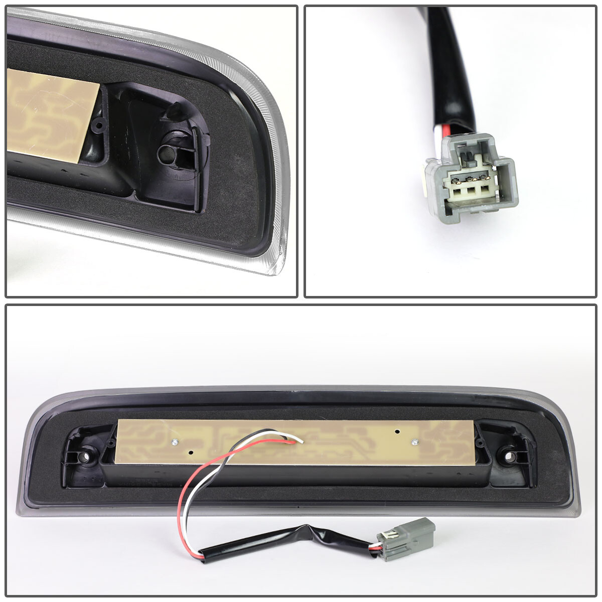 FOR 2014-2020 SILVERADO/SIERRA 2-ROWS LED THIRD 3RD TAIL BRAKE LIGHT ...