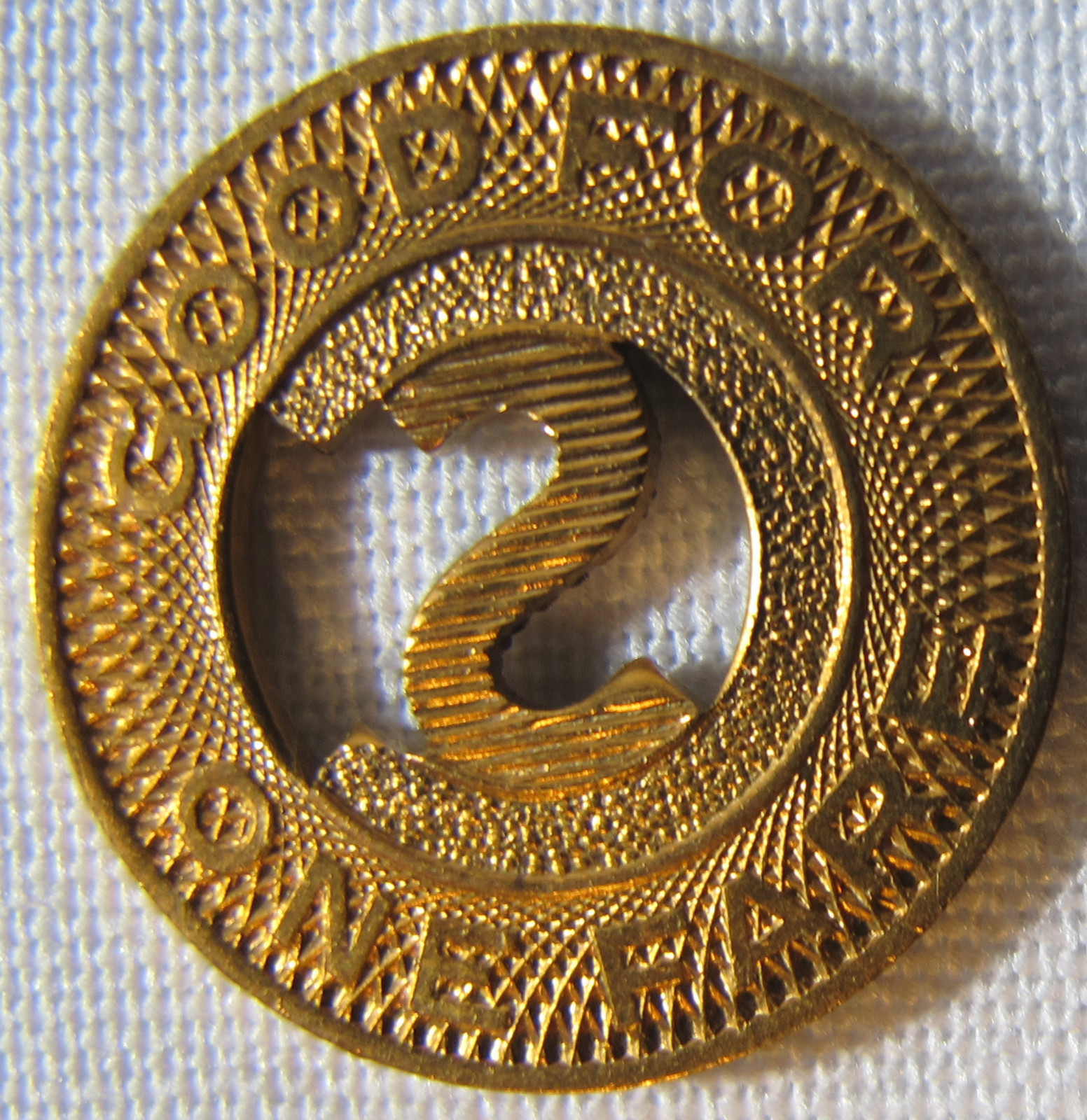 Colorado Springs Letter S Transit Token 5/8 Inch Good For Jewelry ...