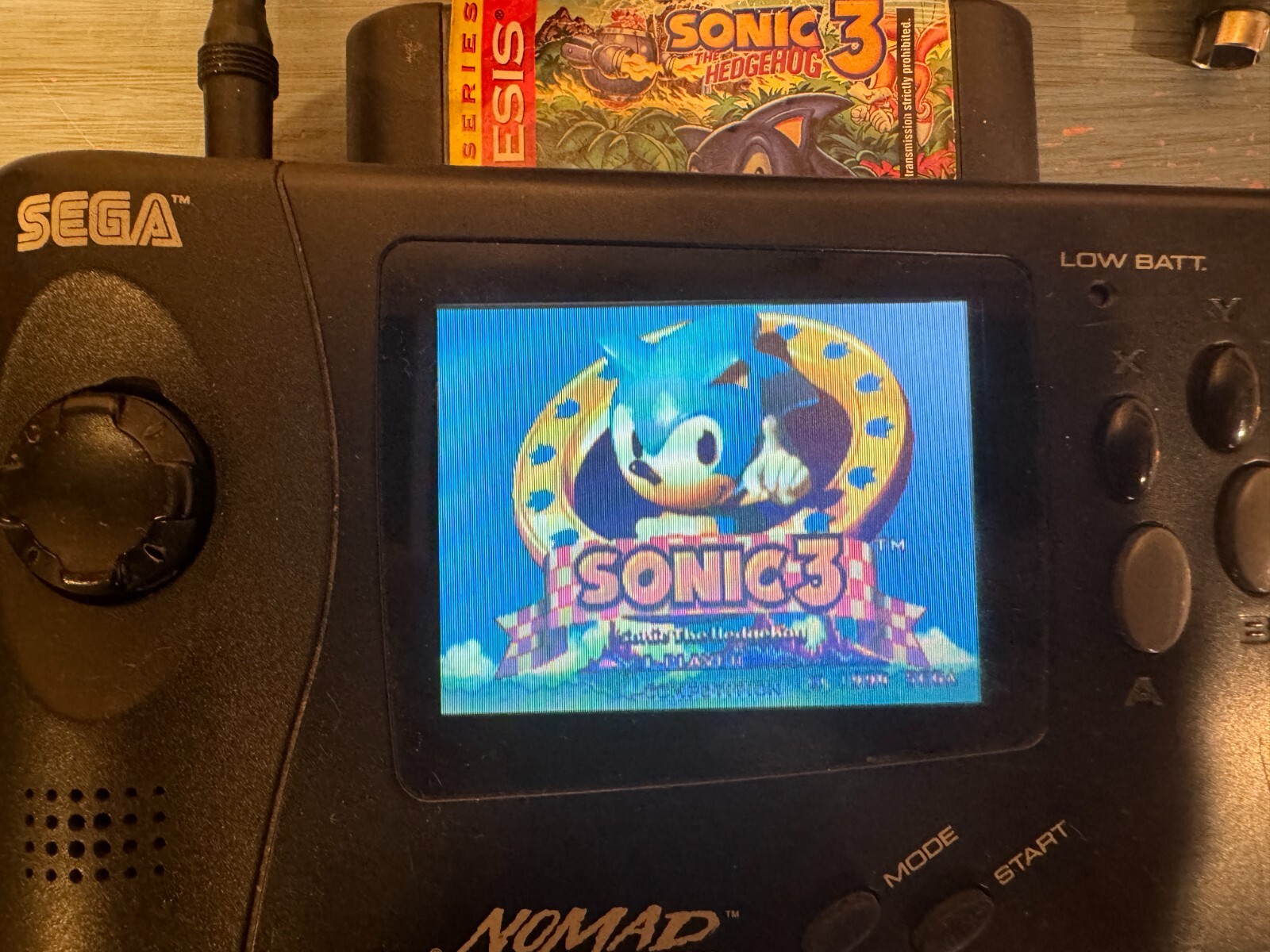 Sega NOMAD Handheld Game System COMPLETE w/Box Genesis TESTED WORKS ...