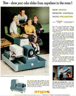 Vintage Argus 300 Auto Slide Projector With Case-Working | eBay