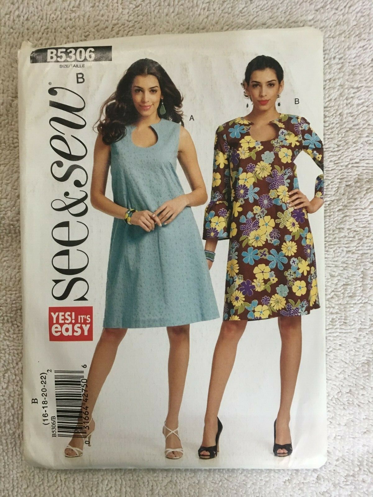 Butterick 3314 Pajamas Pants Shorts Top Pattern Plus Size 16 - 22 for ...