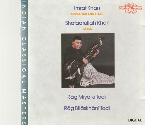 Imrat Khan - Rag Miya ki Todi Rag Bilaskhani Todi - CD | eBay