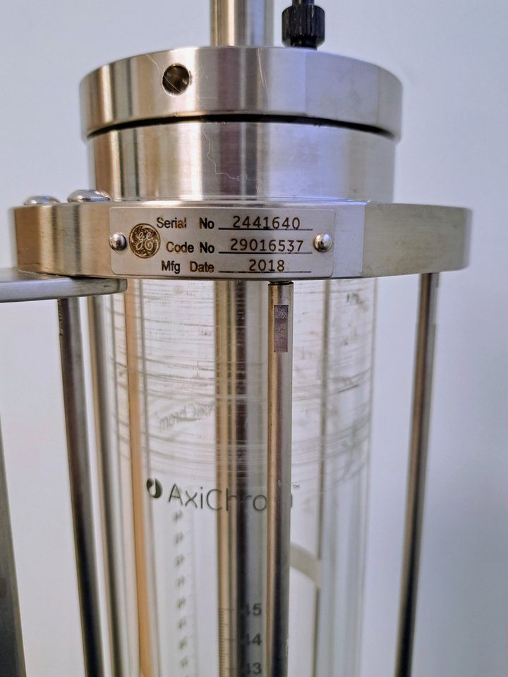 G.E. AxiChrom 70/300 Chromatography Column w/ Stand - 28901840 | eBay