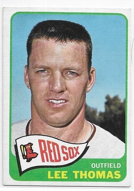 LEE THOMAS 1965 Topps Baseball card #111 Boston Red Sox EX | eBay