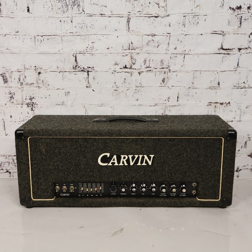 Carvin X-100B Hot Rod Mod 100W Tube Guitar Amp Head with Cover | eBay
