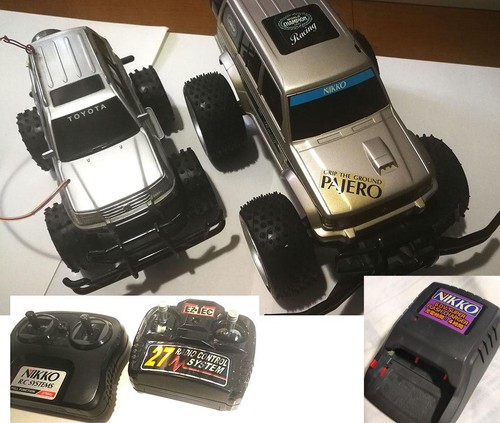 Rc Cars Mitsubishi Pajero Toyota Land Cruiser (Nikko) Radio Controlled ...