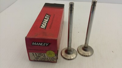 MANLEY 11751 CHEVY-SEVERE DUTY EXHAUST VALVE 1.600" HD 11/32" .200 ...