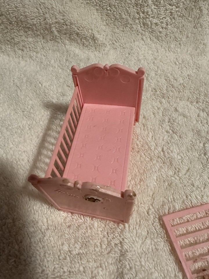 Liddle Kiddles Liddle Diddle Baby Doll Crib #3503 1966 Vintage Mattel ...